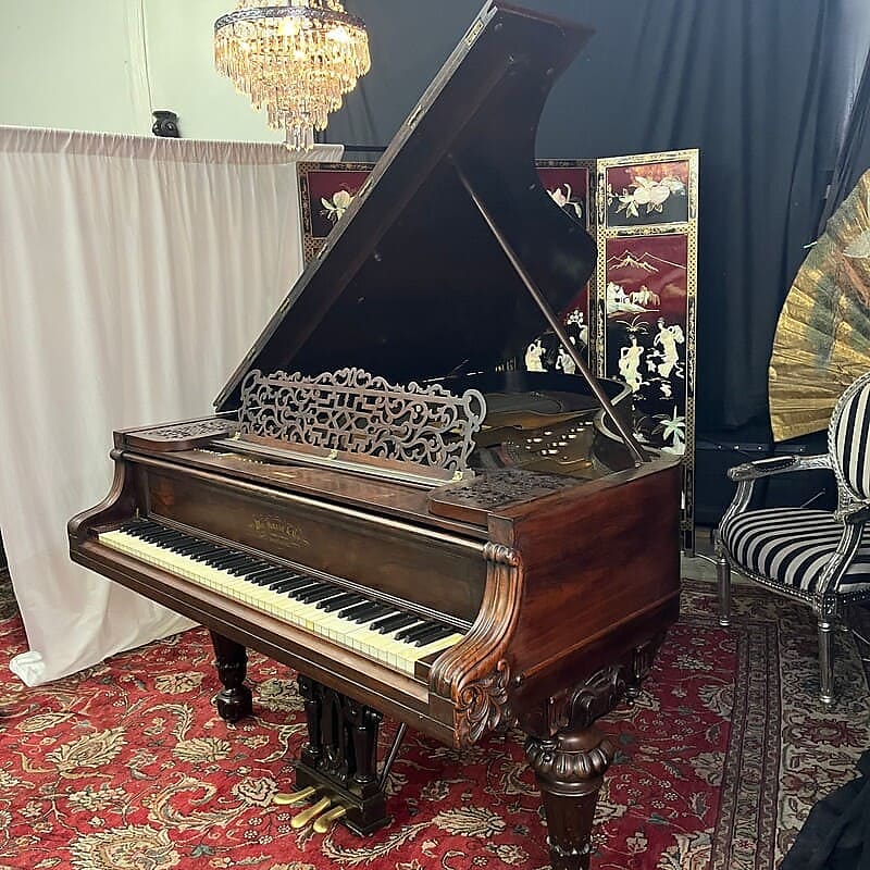 Antique Knabe Grand Piano 6'1" Mahogany, Timeless Elegance | Reverb