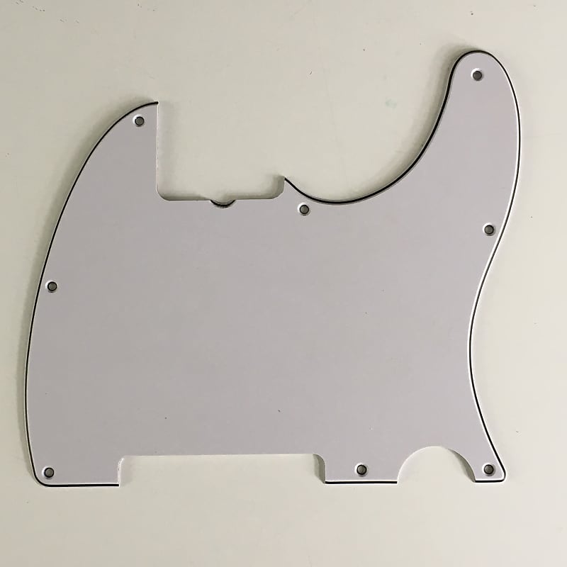 3 Ply Aged Relic White Esquire Pickguard Telecaster For | Reverb