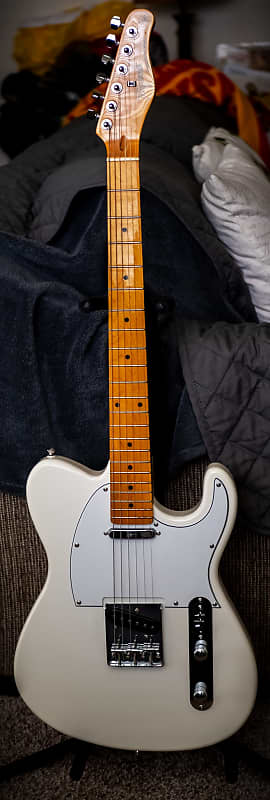Tagima TW-55 Telecaster Electric Guitar in Pearl White | Reverb