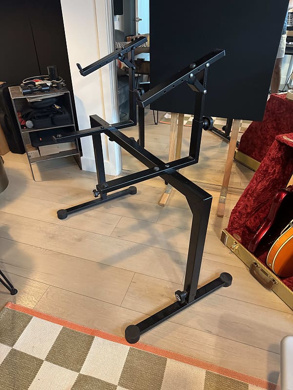 K&M Omega Table-Style Keyboard Stand 2020s w/ Extra Tier - | Reverb