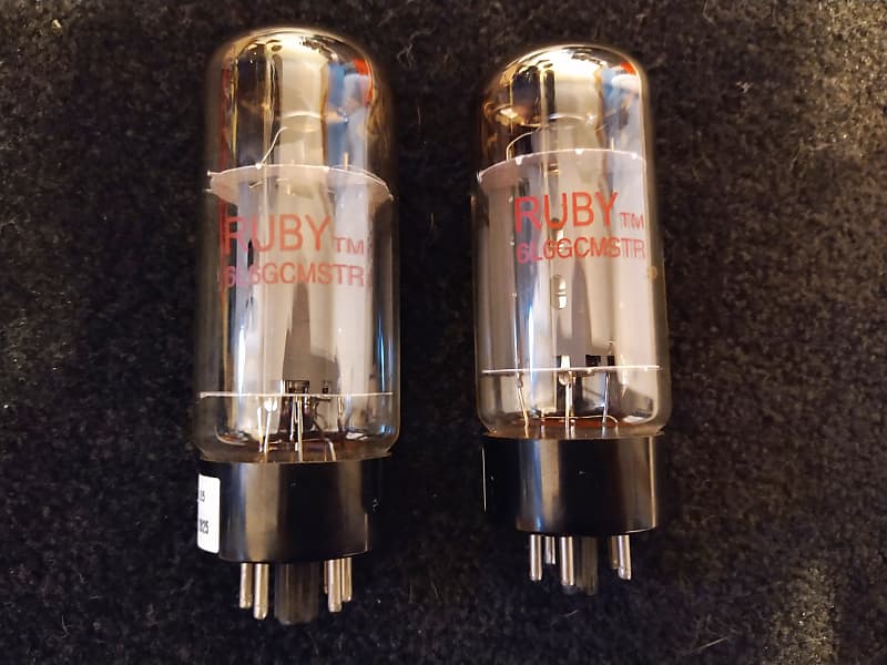 Ruby 6L6GCMSTR 6L6 Power Tubes - Matched Pair | Reverb