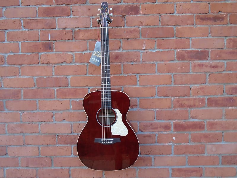 Seagull M6 LTD Ruby Red CH EQ sf w/hard case | Reverb