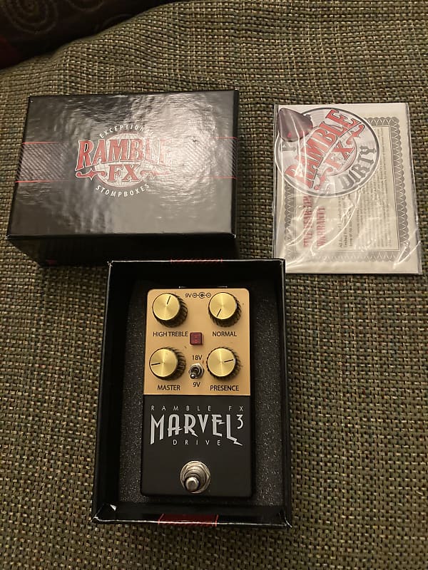 Ramble FX Marvel Drive V3 excellent marshall in a box plexi | Reverb