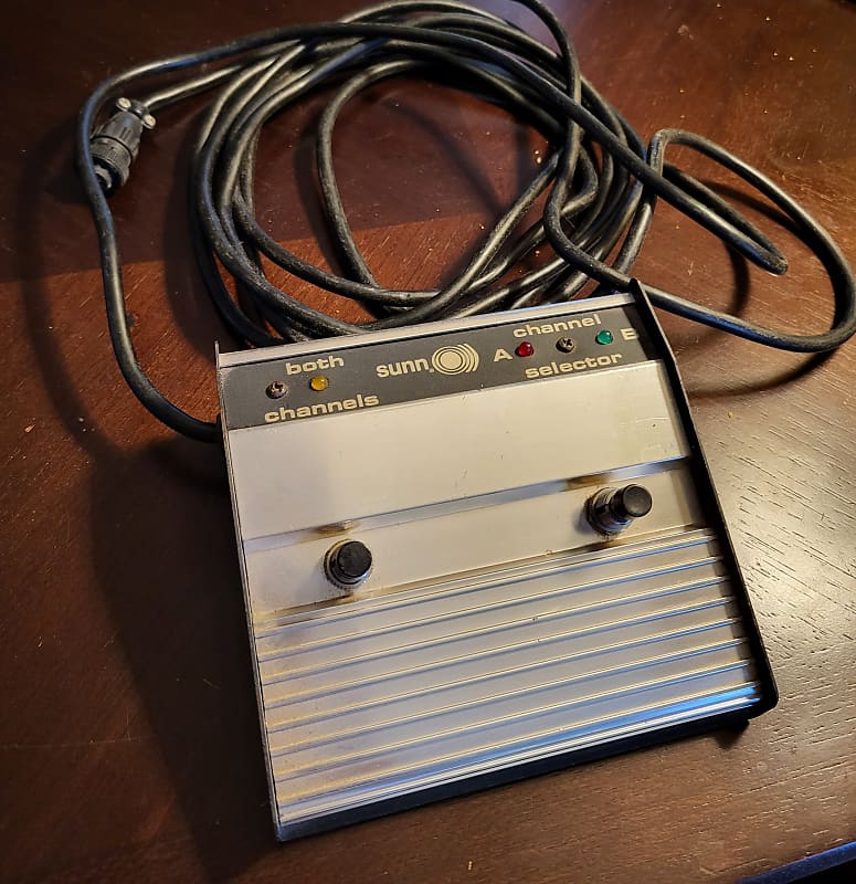 Sunn Channel Selector - Chrome | Reverb