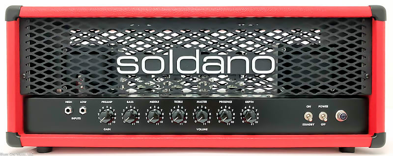 Soldano Hot Rod 100 Avenger 2016 Red /Black | Reverb