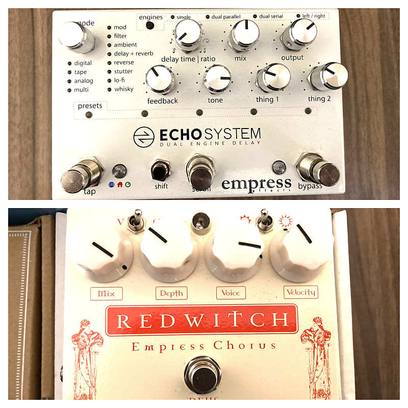 Empress Empress Echosystem and ***FREE Chorus Pedal***! | Reverb