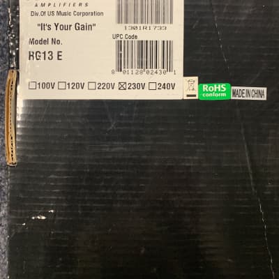 Randall | Amplifiers | RG13 | Black | w/ original box | w/ | Reverb