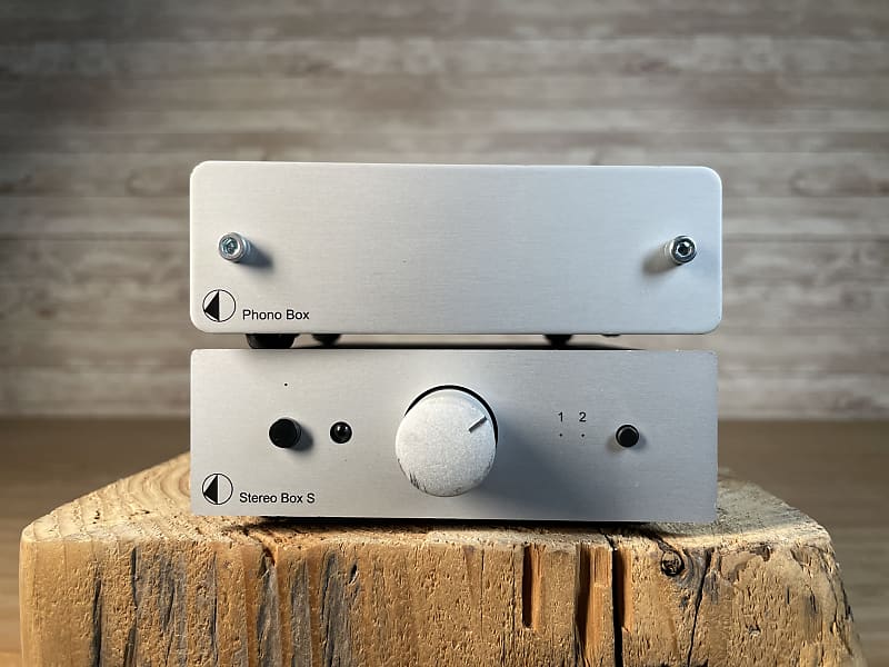 Pro-Ject Audio Stereo Box S + Phono Preamp Box Combo - | Reverb