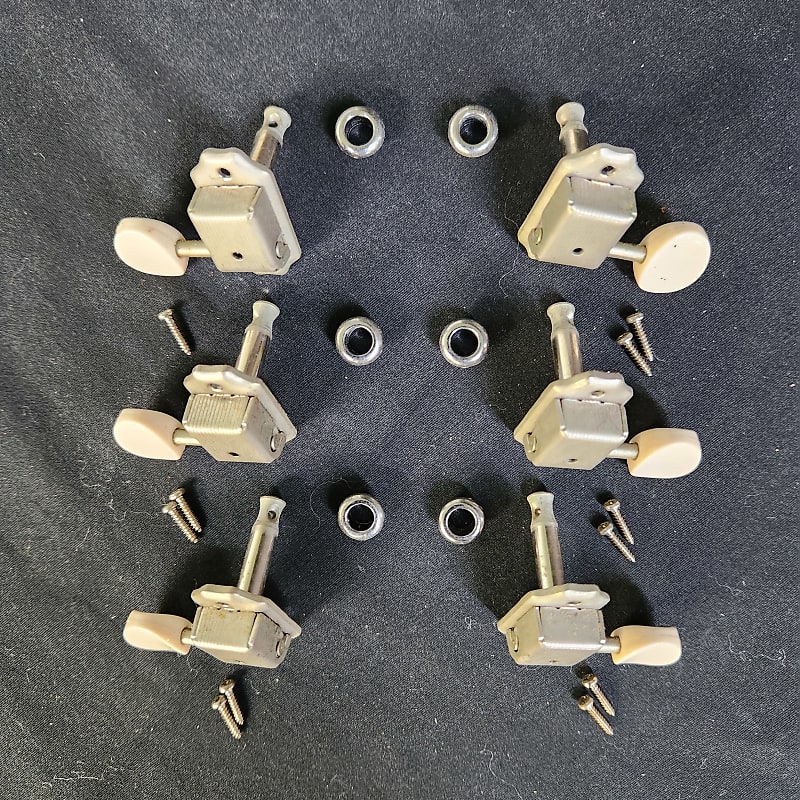 Rare Vintage Gotoh 3x3 Tuners w/ Original Ferrules & Screws - | Reverb