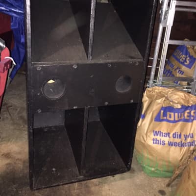 JBL W style bass bins, 80's black (pair) | Reverb