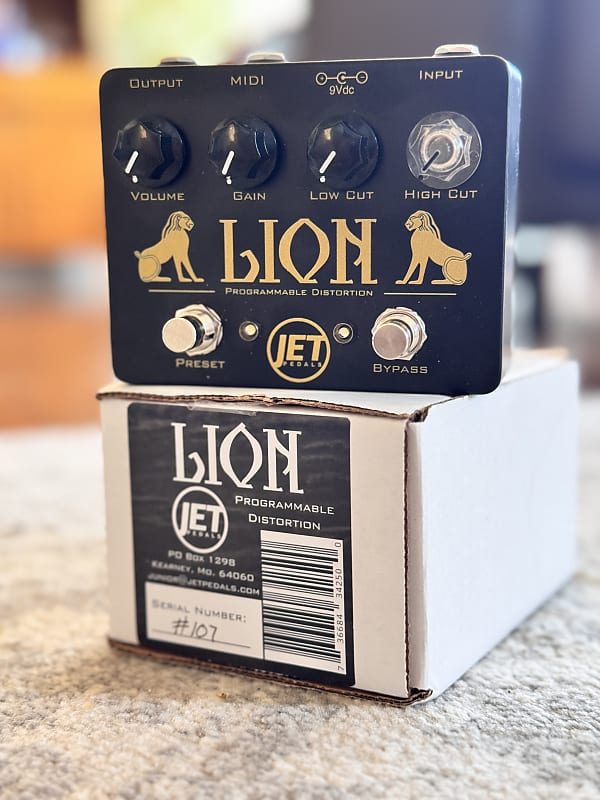 Jet Pedals Lion Distortion 2020’s - Black | Reverb