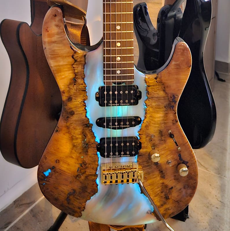 ESP SNAPPER-CTM Resin Eucalyptus Burl Top (Limited) | Reverb