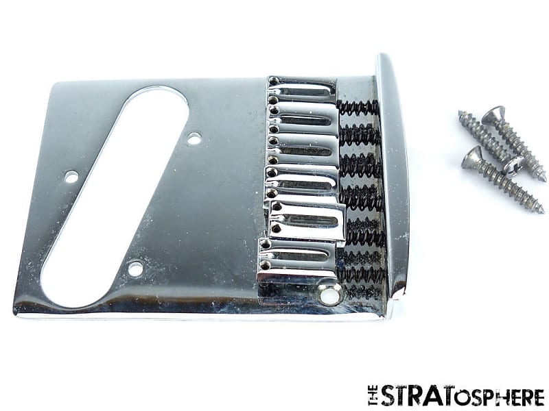 USA Fender Custom Shop Deluxe Tele BRIDGE Chromed Brass | Reverb