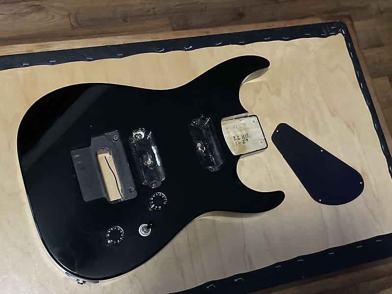 1999 Made in Japan Jackson DR7 Dinky 7 String Black Guitar | Reverb UK