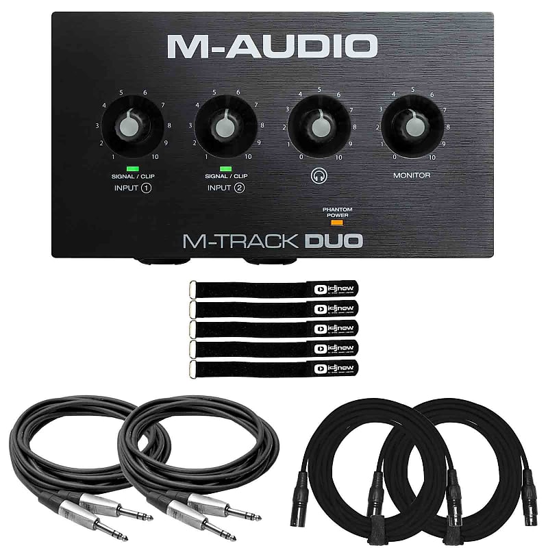 M-Audio M-TRACK DUO 48-KHz 2-Channel USB Audio Recording | Reverb