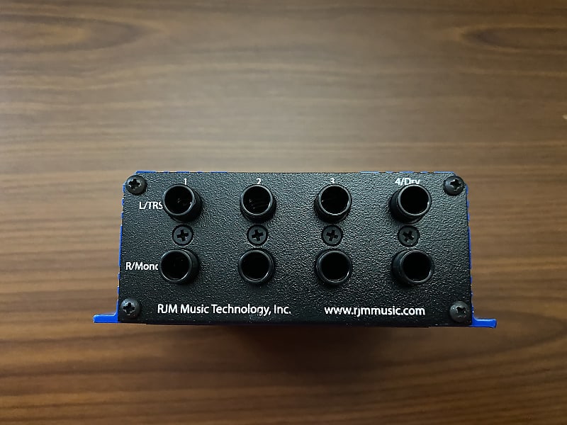 RJM Music Technology Mini Line Mixer 2020 - Custom Blue RARE! | Reverb