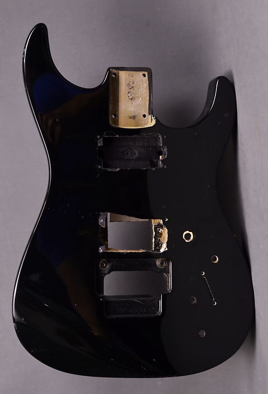 Vintage 1980s-1990s Charvel Dinky DK Body Black MIJ Japan | Reverb