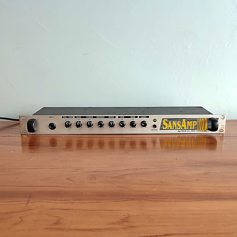 Tech 21 Sansamp Original Rackmount Made in USA- silver | Reverb