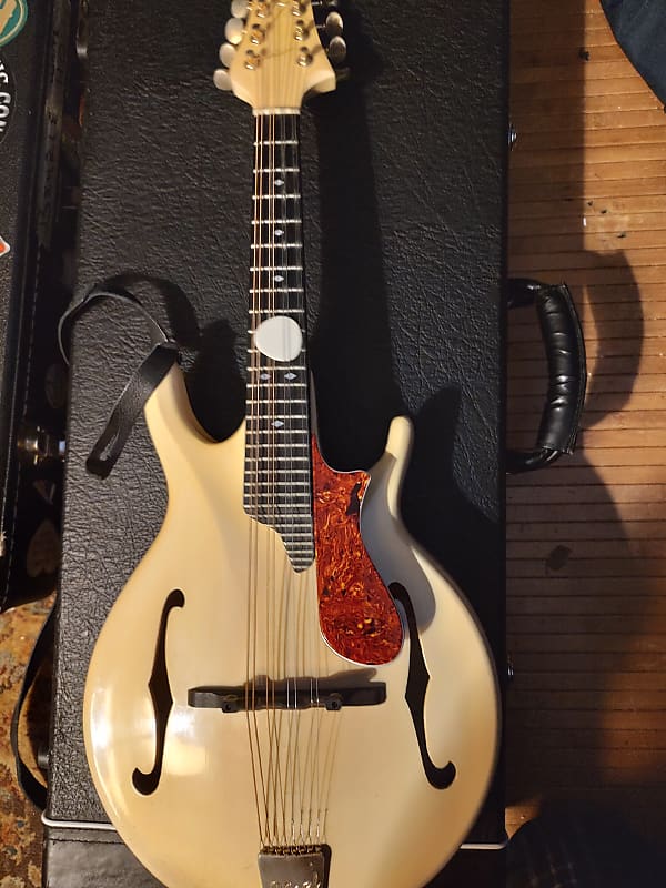 Rigel Mandolin w/pickup S-100 Custom 1997 White Burst | Reverb