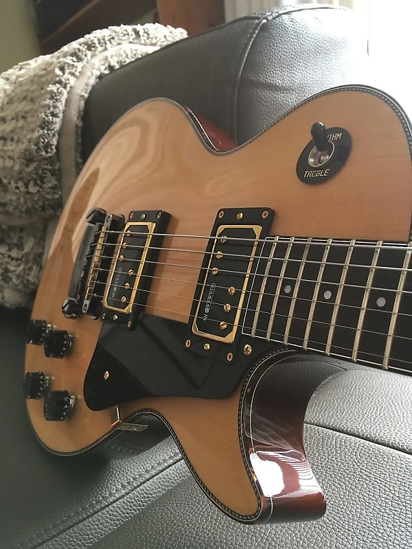 Seventy Seven Stork Jazz with Kinman P90 Buckers and HSC. | Reverb