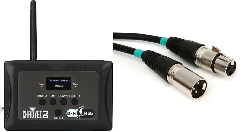 Chauvet DJ D-Fi Hub Wireless DMX Transmitter/Receiver Bundle | Reverb
