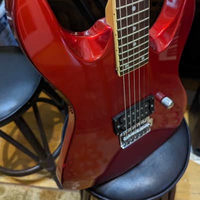 Samick SS50 Red Single Pickup Electric Guitar | Reverb