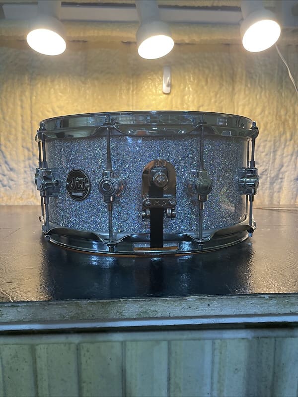DW Performance Maple HVX 6x14 Snare Drum - Nebula Sparkle | Reverb DW Performance Maple HVX 6x14 Snare Drum - Nebula Sparkle | Reverb
