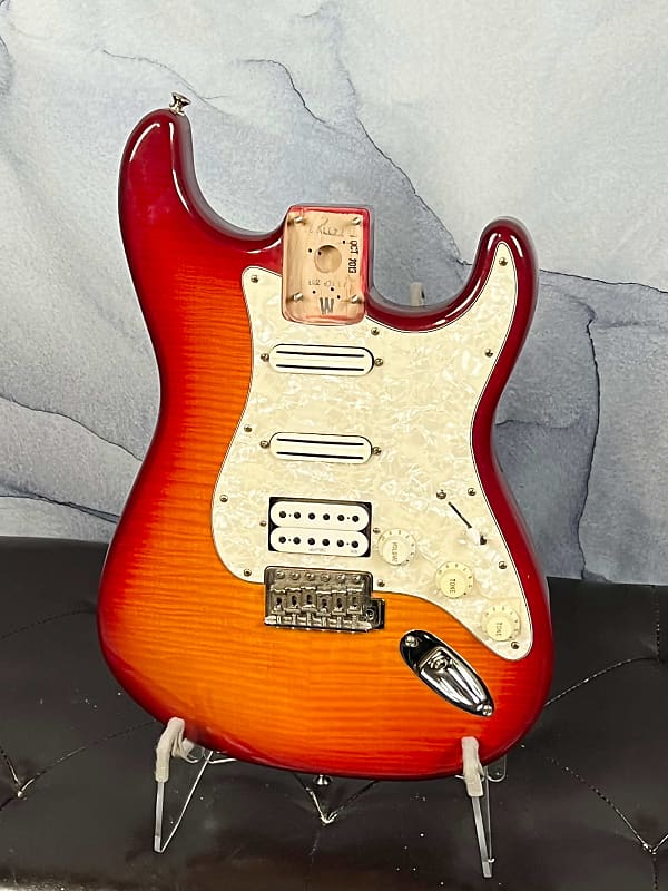 Fender FMT HSS Loaded Standard Stratocaster Body Cherry | Reverb