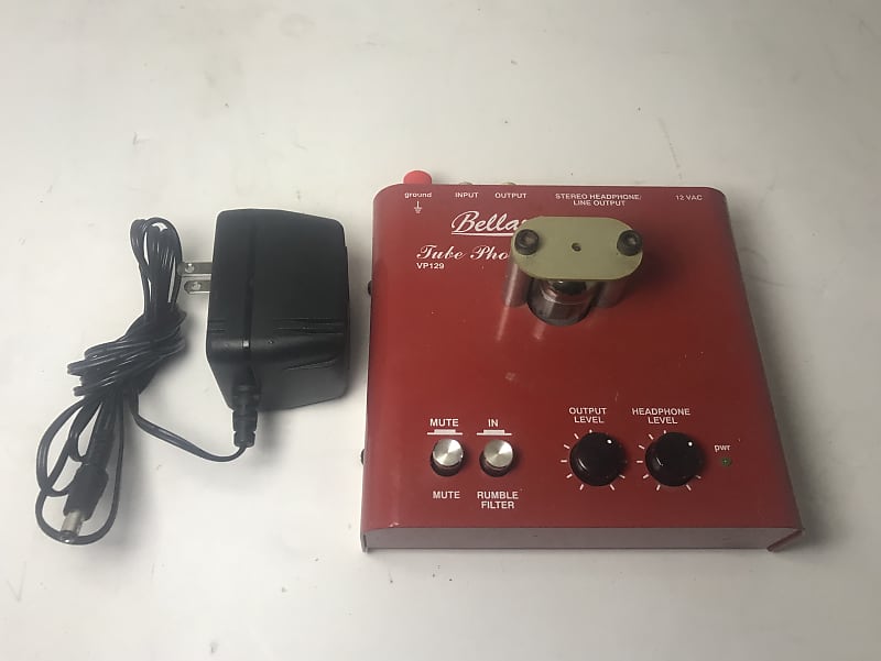 Bellari VP129 Red Tube Phono Preamp for turntables record | Reverb