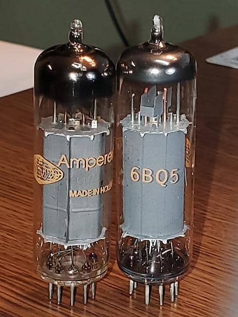 6BQ5/EL84 Amperex MaxiMatcher2 matched pair (2) tube lot | Reverb