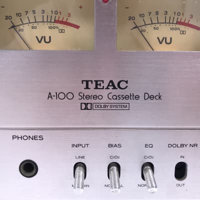 Vintage Rare Teac A-100 Stereo Cassette Deck | Reverb