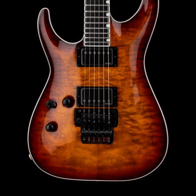 ESP EII HOR FR II TESB EMG Horizon Tiger Eye Sunburst Flame | Reverb