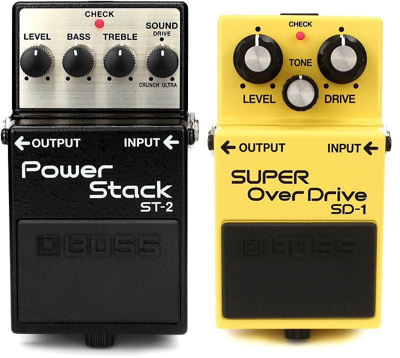 Boss ST-2 Power Stack Overdrive Pedal Bundle with Boss SD-1 | Reverb