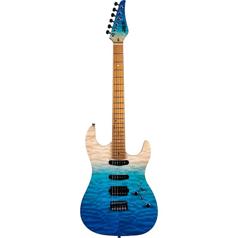 JET GUITARS - JS 1000 - Transparent blue | Reverb UK