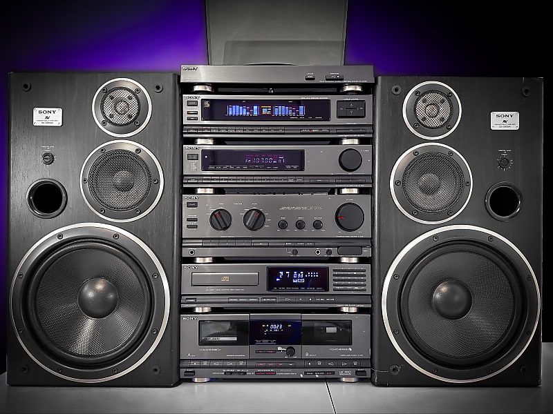 SONY LBT-D705 Silver 🌈RaRe🌈 Vintage Stereo Component System | Reverb