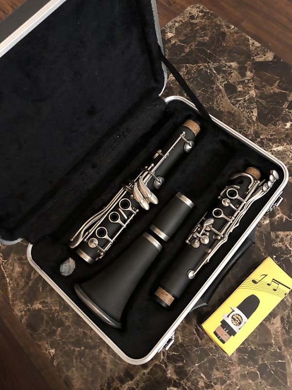 B flat beginner clarinet natural wood black | Reverb