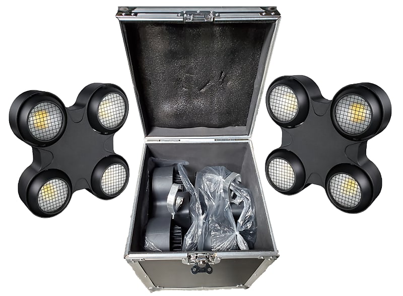 (2) LED Crowd Blinders 400W / Waterproof IP65 / w-Road Case | Reverb