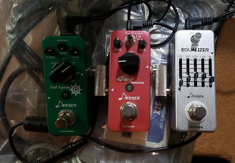Donner Pedal Lot - Morpher Verb EQ | Reverb
