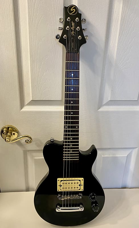 Samick Mini LP Electric Guitar w Gig Bag | Reverb