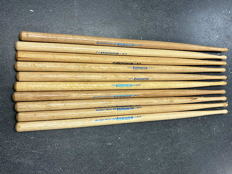 Ludwig Vintage Buddy Rich 15A sticks 1975 - natural | Reverb