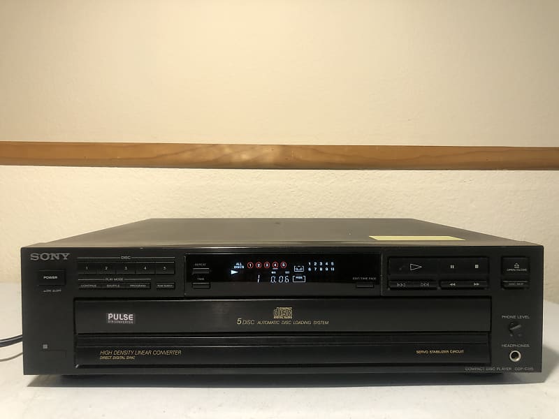 Sony CDP-C315 CD Changer 5 Compact Disc Player HiFi Stereo | Reverb