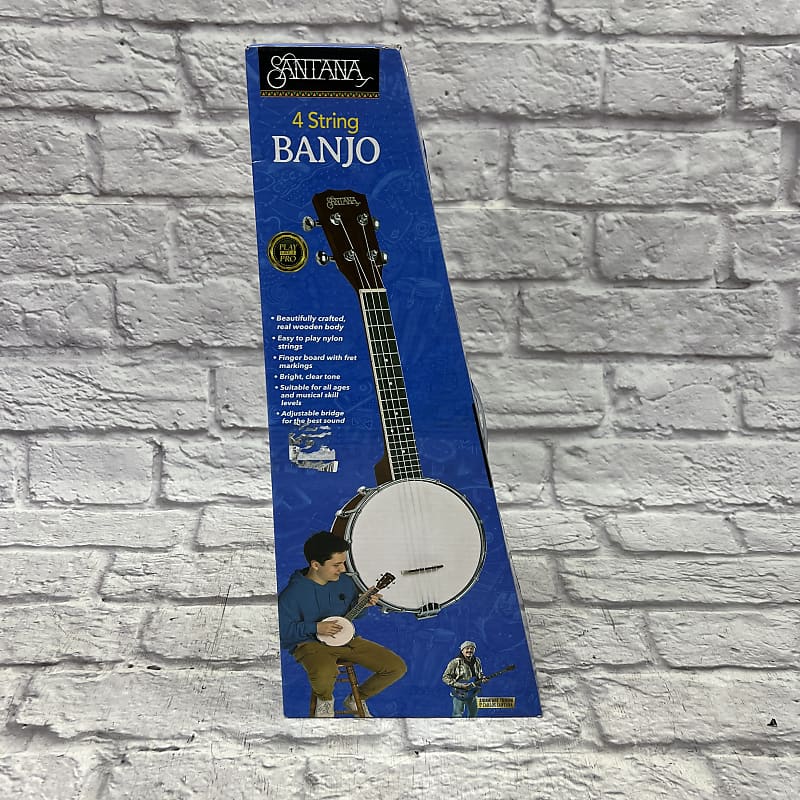Santana 4 String Banjo | Reverb