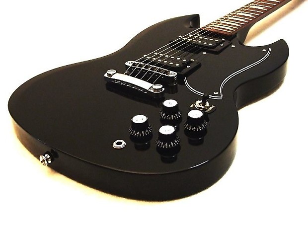 JMS SG Devil Piezzo 2015 Black | Reverb