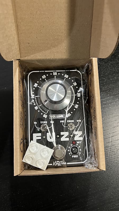 King Tone Guitar MiniFuzz v2 2023 - Black | Reverb