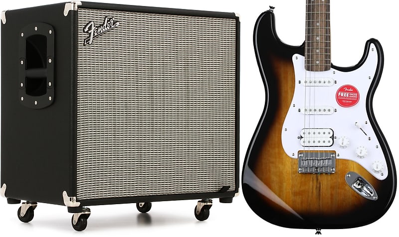 Fender Rumble 115 - 1x15" 300-watt Bass Cabinet Bundle with | Reverb
