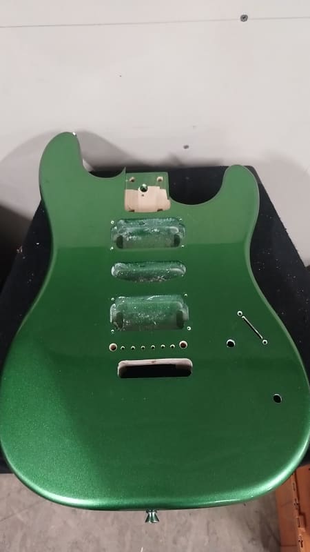 None Strat style Unknown newish ? - Candy green | Reverb
