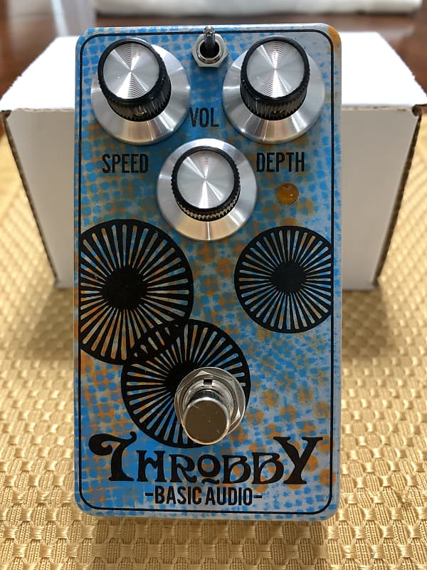 Basic Audio Throbby Tremolo - Rare Blue | Reverb
