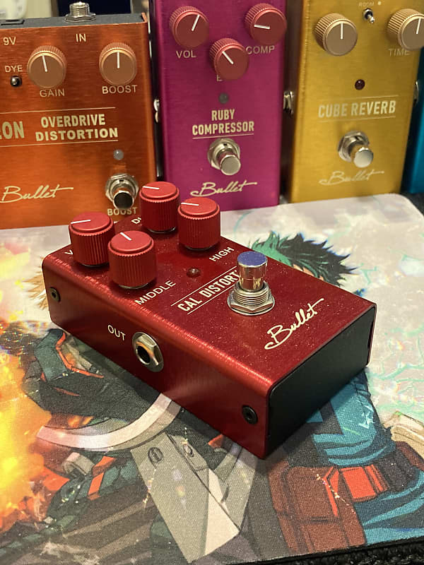 Bullet Cal Distortion Guitar Effects Pedal (No Box) | Reverb