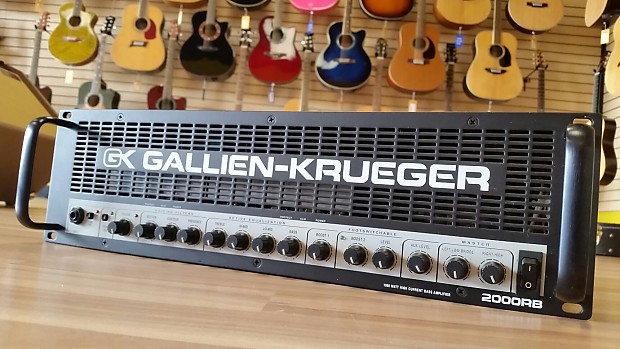 Gallien-Krueger GK 2000RB 1000 Watt High Current Bass | Reverb