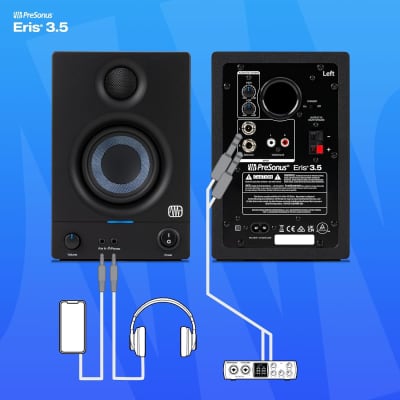 PreSonus Eris 3.5 Studio Monitors, Pair — Powered, Active | Reverb